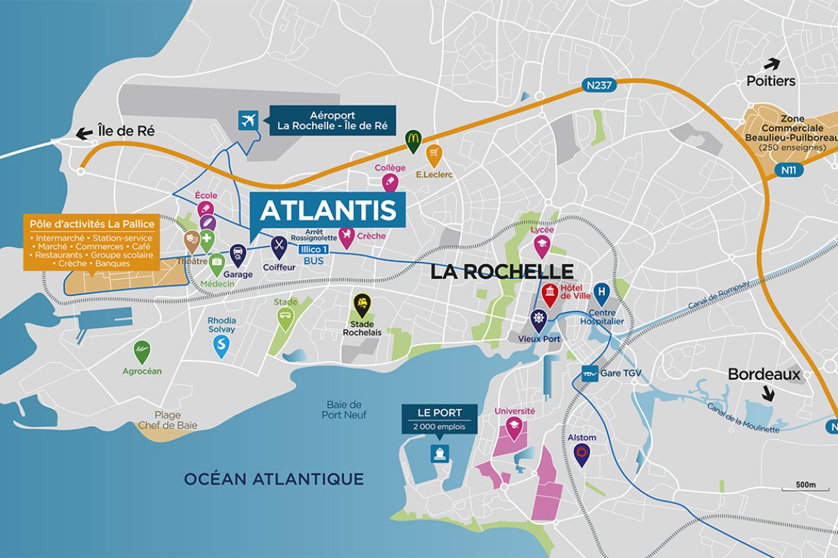 Programme immobilier La Rochelle 17000 RÉSIDENCE ATL...